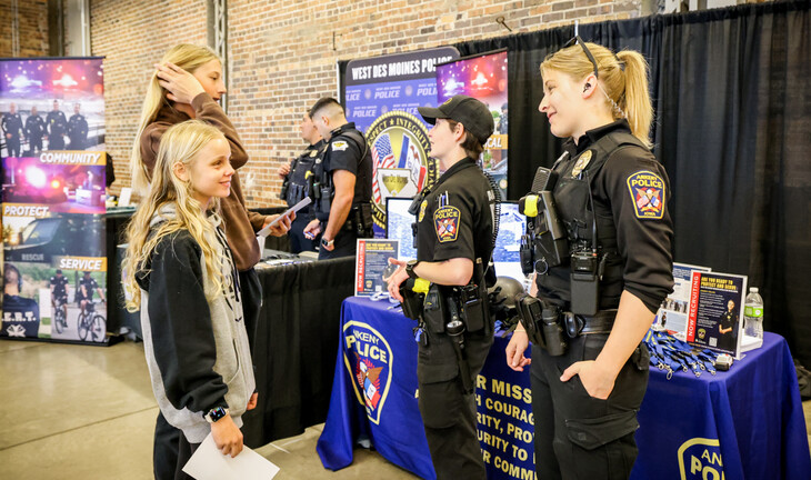 Iowa DPS sponsors “First Responder Zone” at Build My Future career fair ...