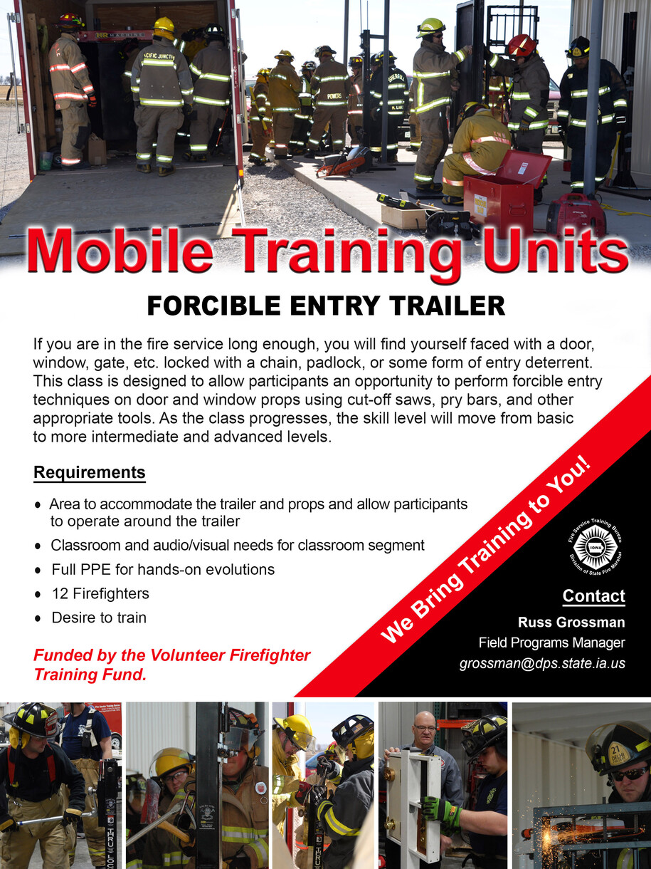 Fire Service Training Bureau | Iowa Department of Public Safety